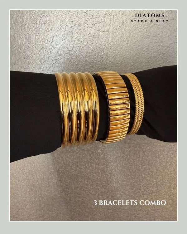 Diatoms Stack Slay Combo Party Bracelets