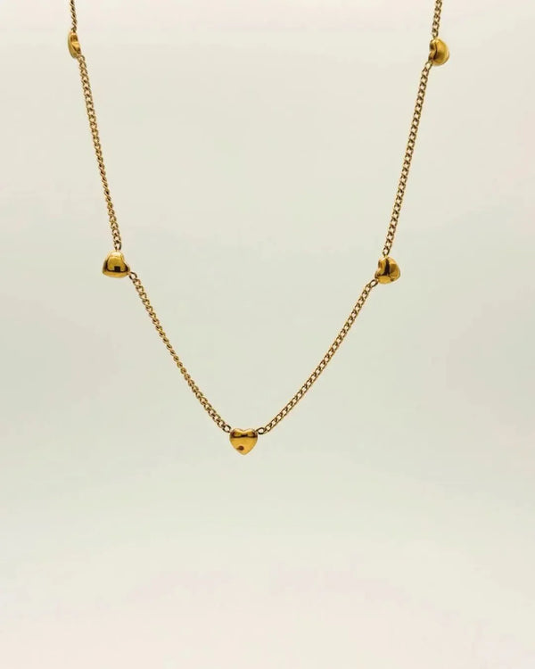Luxy In Love Heart Chain Necklace - Diatoms